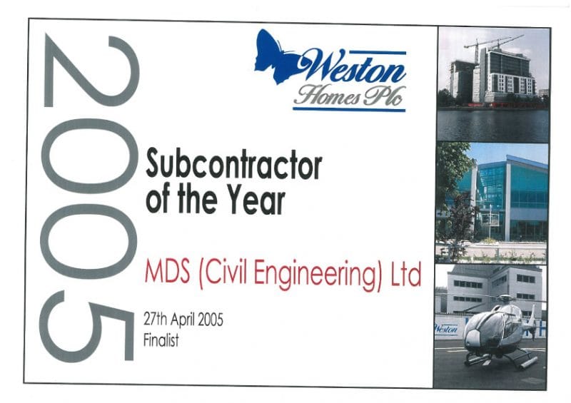 Awards - MDS Civil Engineering